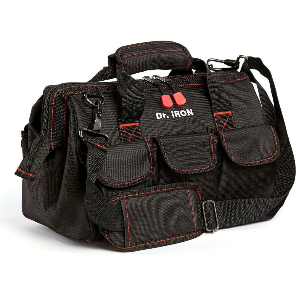 Сумка для инструмента с ремнем Dr.IRON 360x220x230 мм DR1021