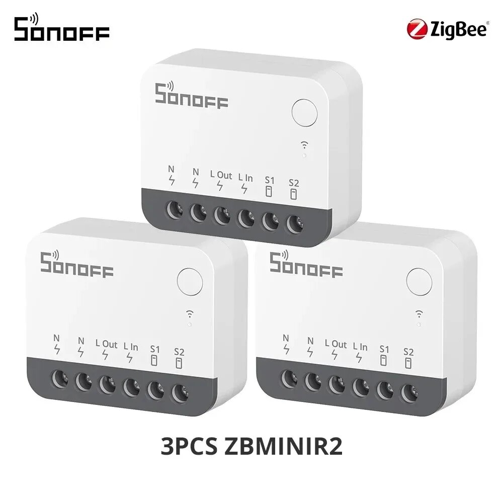 SONOFF ZBMINIR2 Extreme Zigbee Умный выключатель 3PCS ZBMINIR2