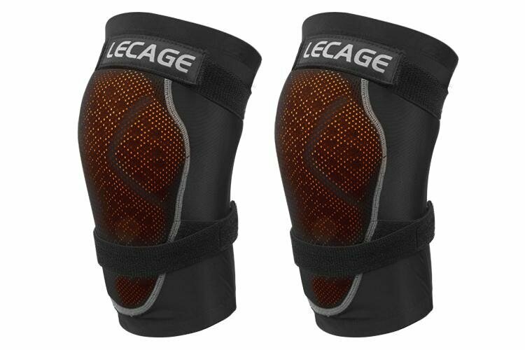 Защитные наколенники для горных лыж унисекс LECAGE черные, размер S EU