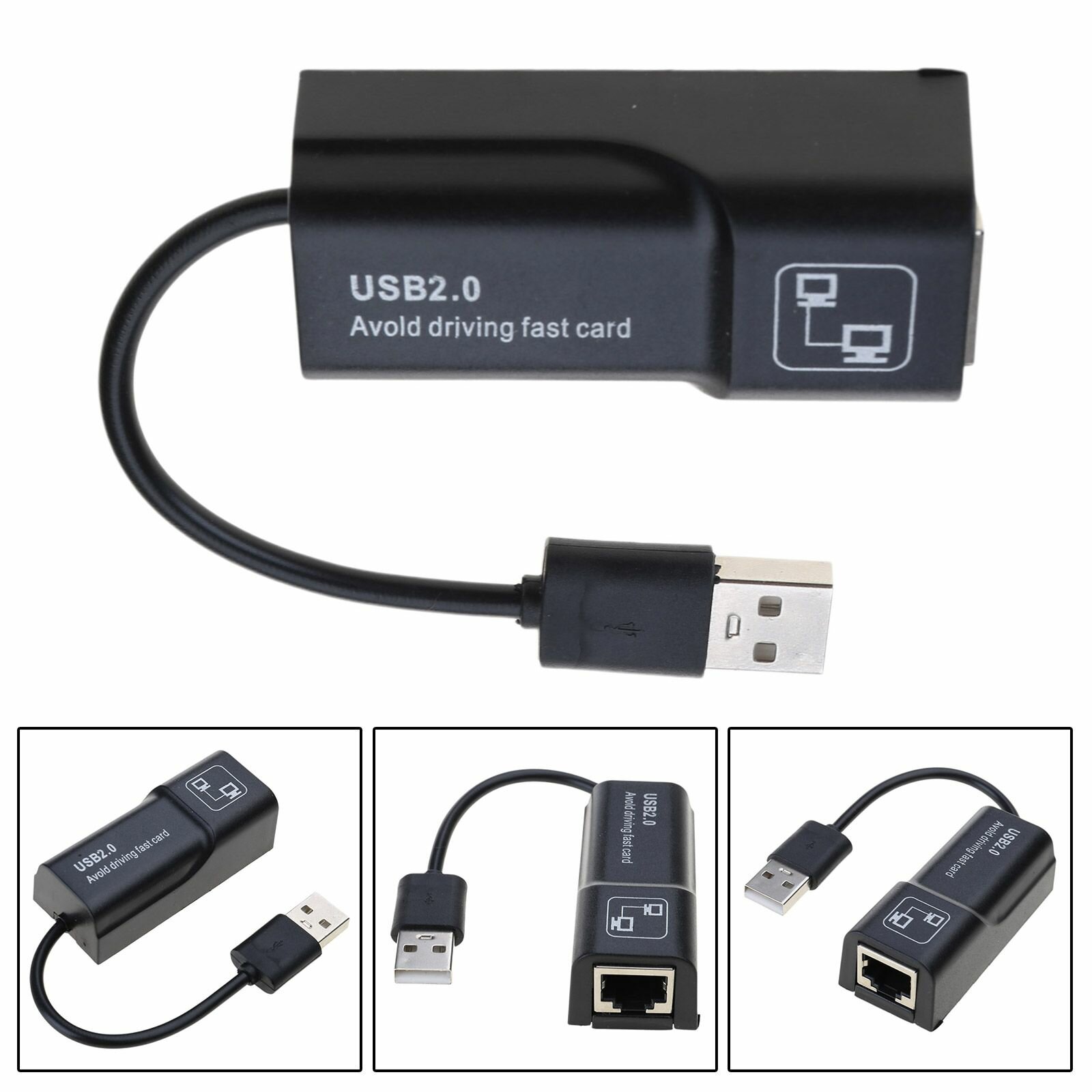 Адаптер USB-Ethernet 10/100 Мбит/с RJ45 — фото 1