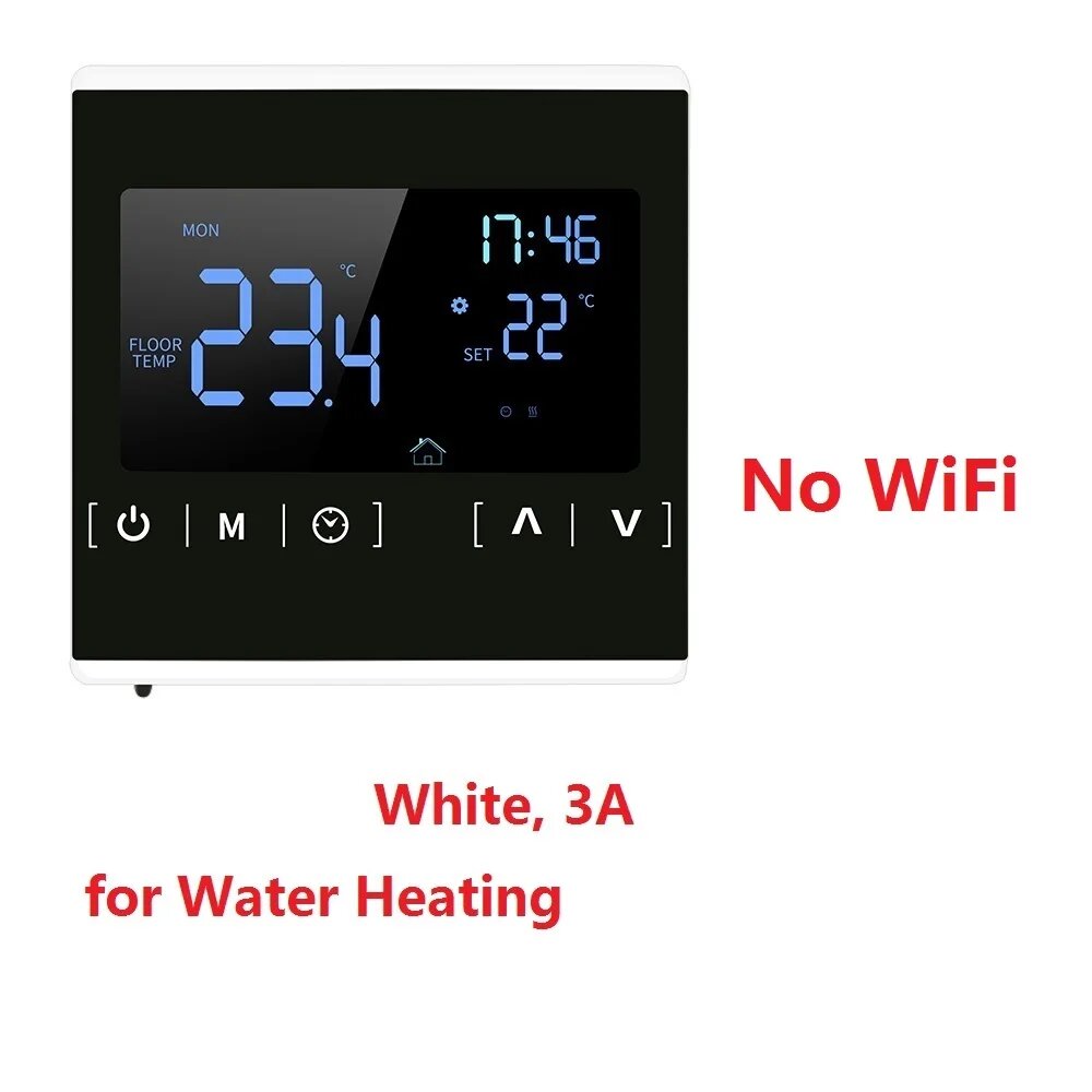 Термостат MINCO HEAT MH1823D, белый, 3A, для теплого пола, No WiFi