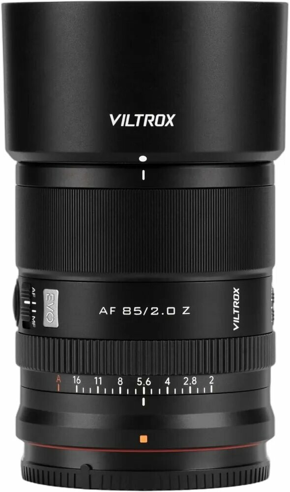Объектив VILTROX 85mm F2 EVO Z, AF 85mm f/2 Z для монтажа Nikon Z, полнокадровый портретный объектив для Nikon