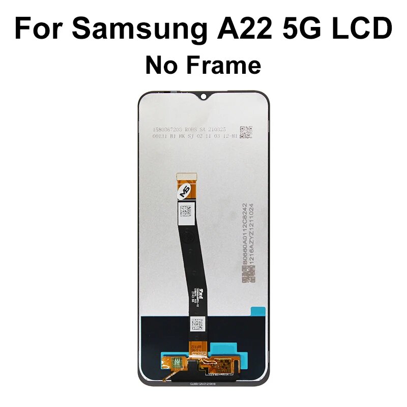 Дисплей OLED Для Samsung Galaxy A22 5G (A226, A226B) С Тачскрином (дигитайзером), 5G NO Frame