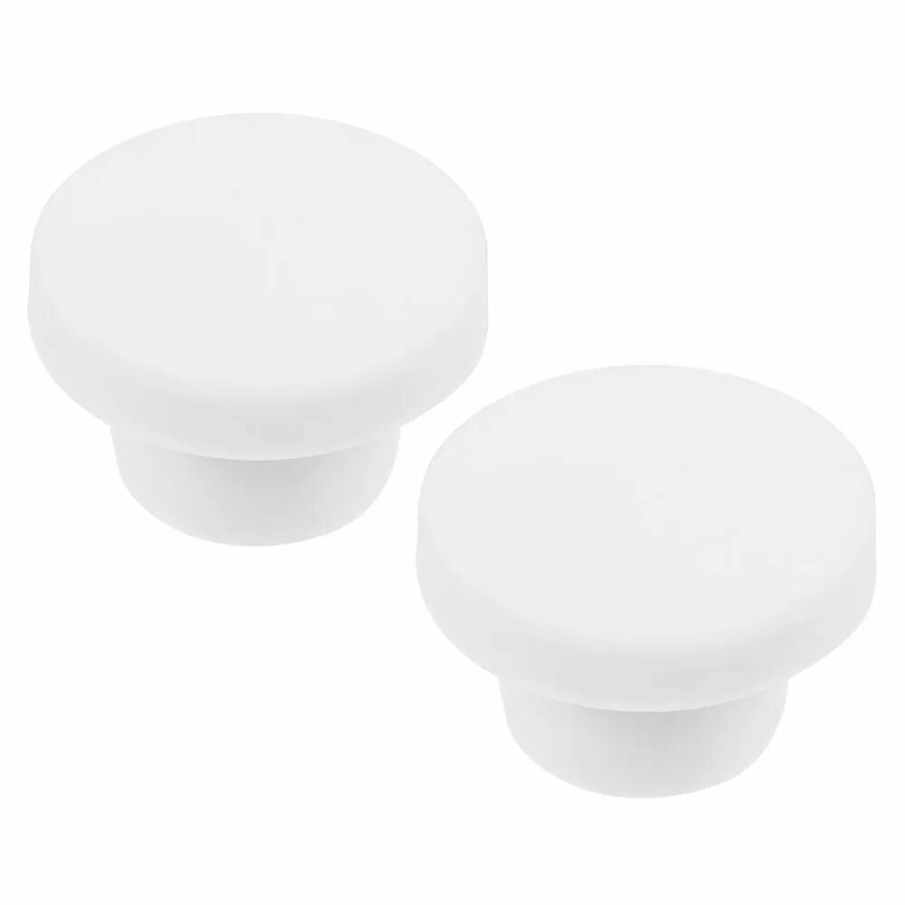 Резиновая заглушка для детской ванночки белого цвета в комплекте из 2 штук для ежедневного пользования