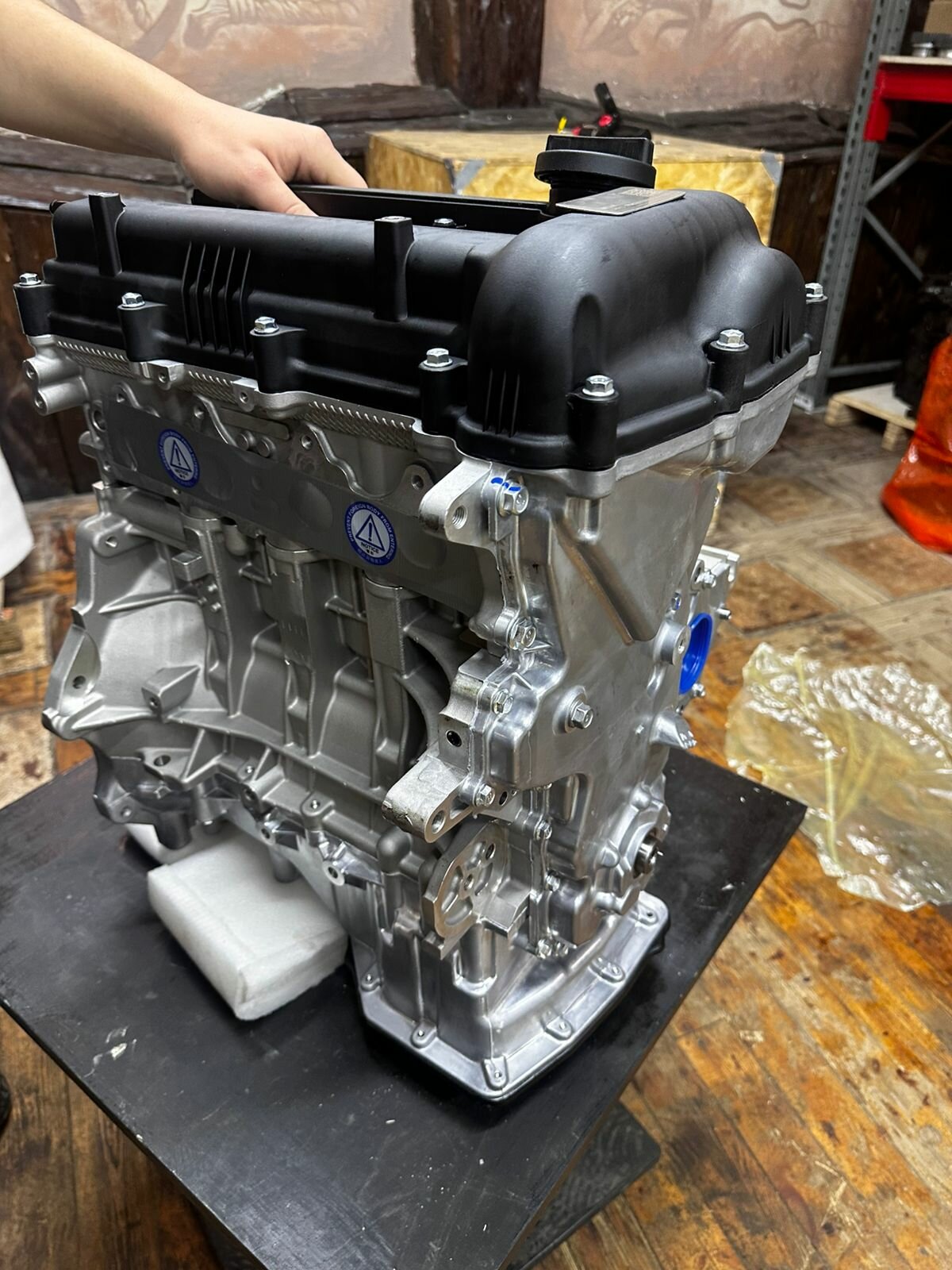 Двигатель в сборе Hyundai/Kia G4FC 1.6 бензин Solaris, Rio, Ceed