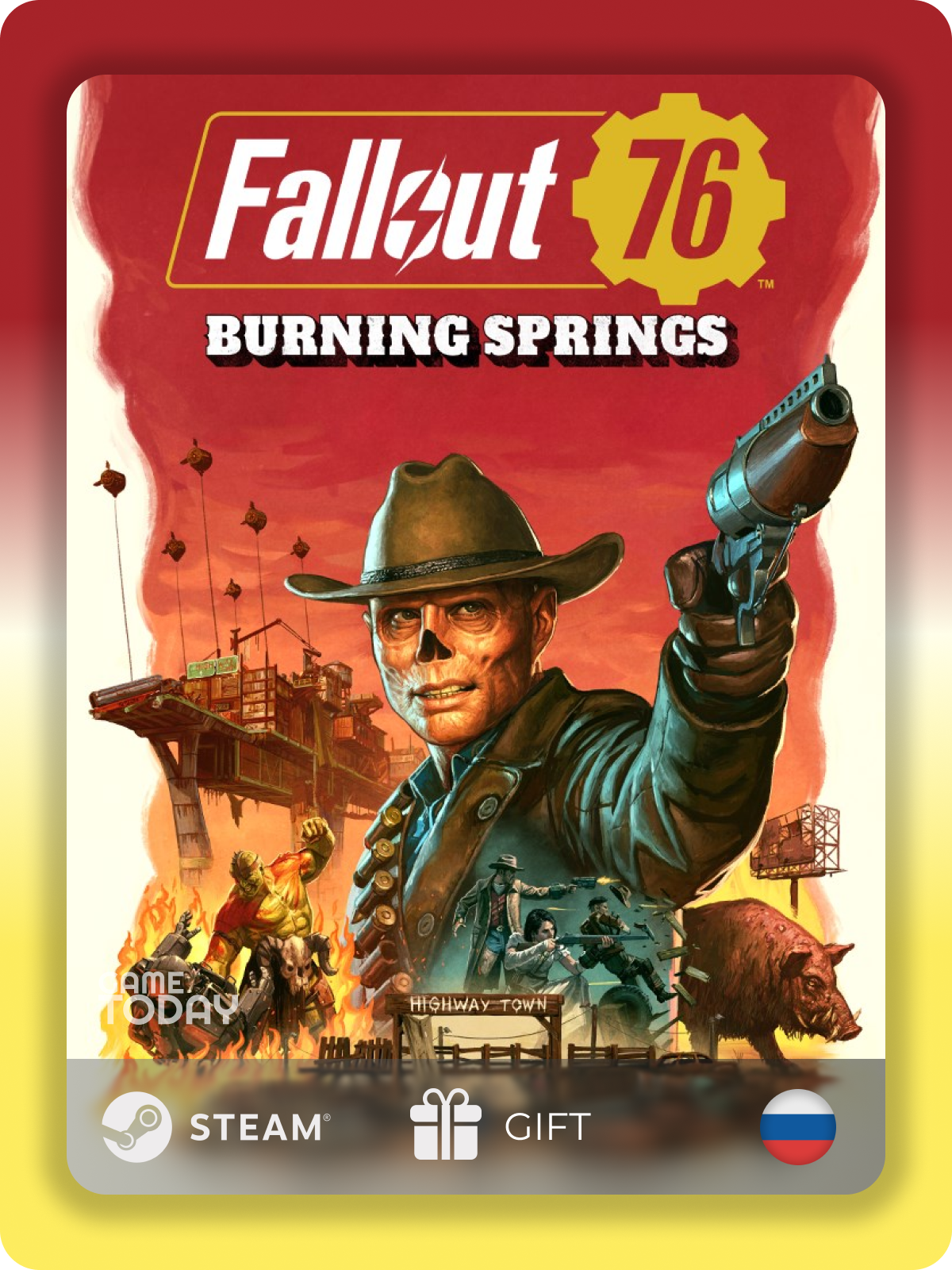 Fallout 76 | Игра в Steam | PC | Steam Deck | Отправка подарком | Регион активации Россия