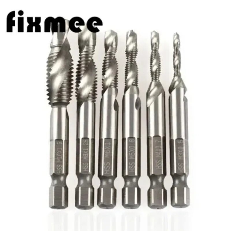 Набор метчиков Fixmee M3-M10, 4 мм, HSS