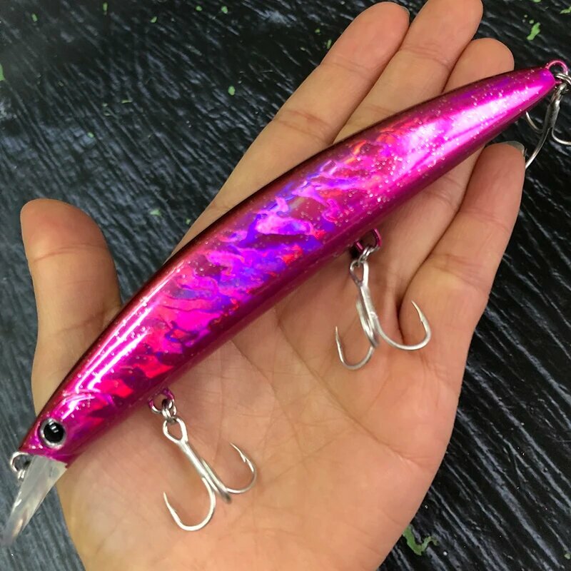 Воблеры-минноу плавающие 130 мм, 25 г, для дальнего заброса, искусственные приманки для троллинга, для морской рыбалки на басса, рыболовные снасти