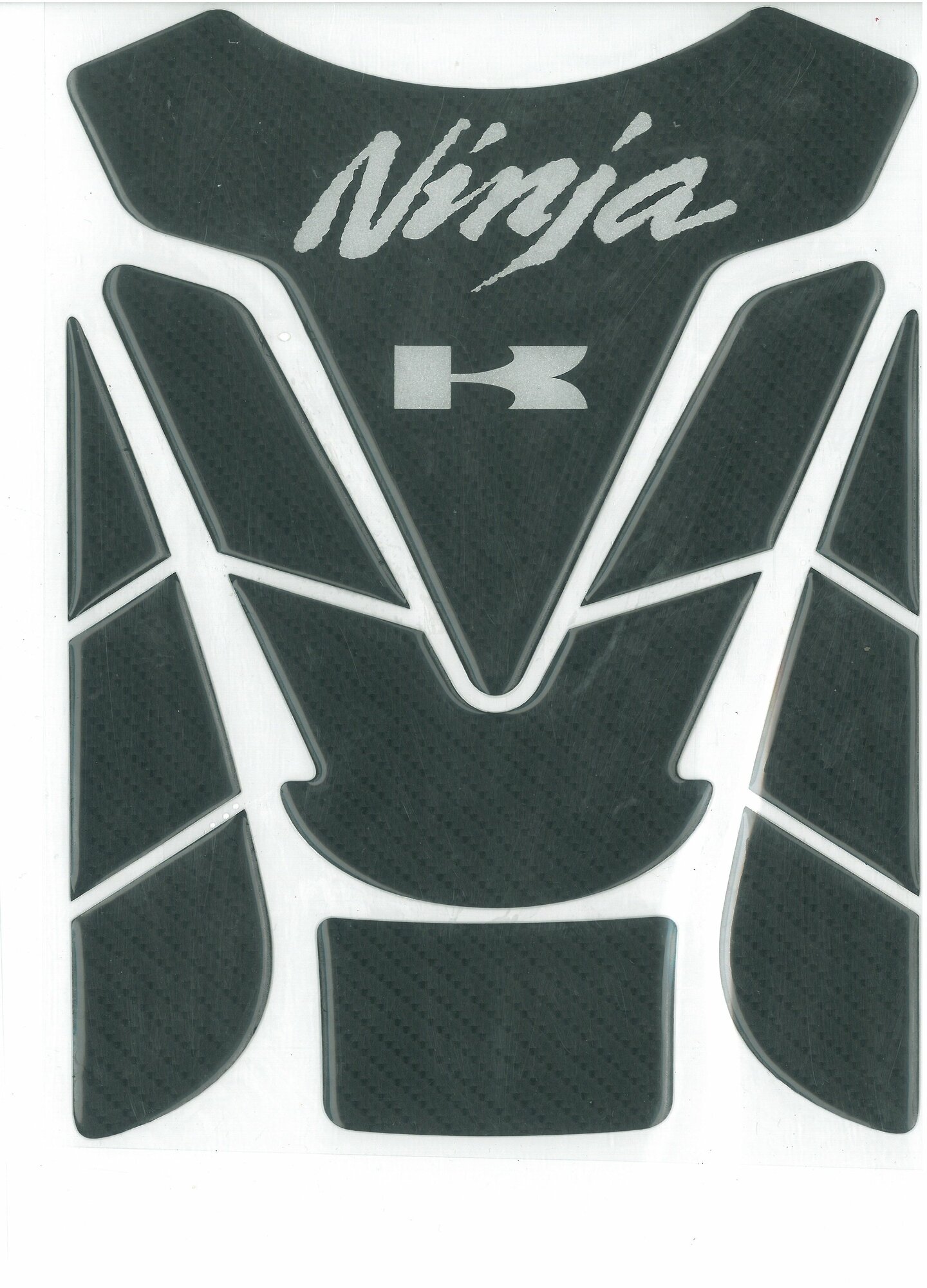 Наклейка Kawasaki Ninja Под Карбон 1