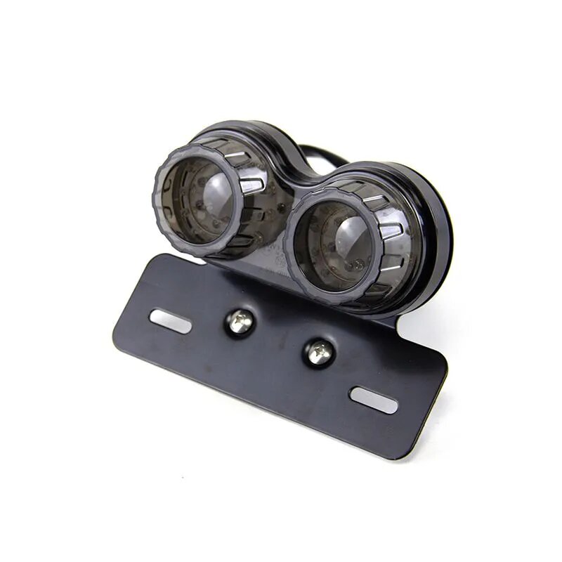 Задний фонарь для мотоцикла 40 Вт с 40 светодиодами SMD, габаритным огнем, стоп-сигналом, указателем поворота и держателем номерного знака.