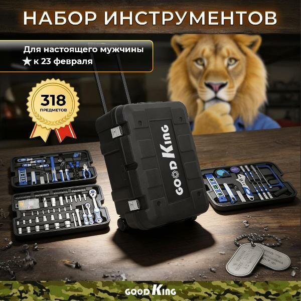 Набор ручного инструмента GOODKING 318 предметов (13181)