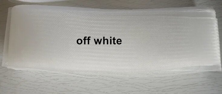 Сетка полиэстер белая, 10см, C036 OFF white