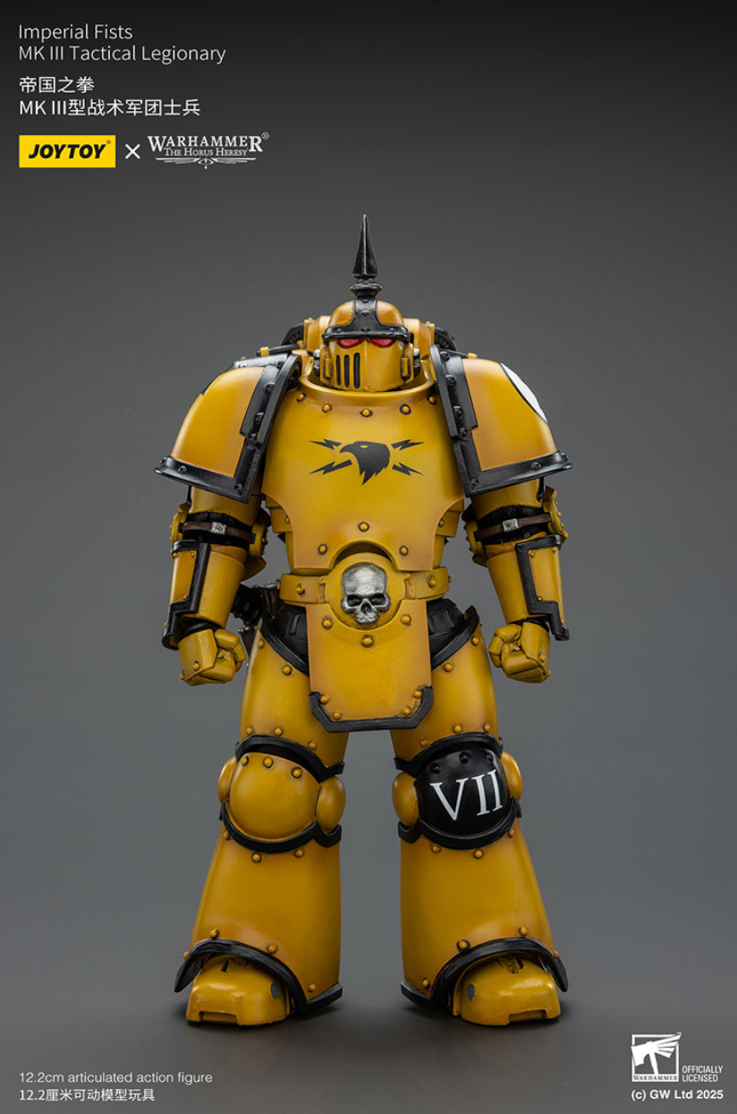 Фигурка JOYTOY Warhammer 40000 Imperial Fists MK III Tactical Legionary