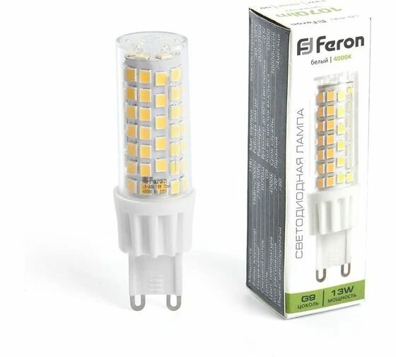 Светодиодная лампа FERON LB-436 G9 13W 4000K