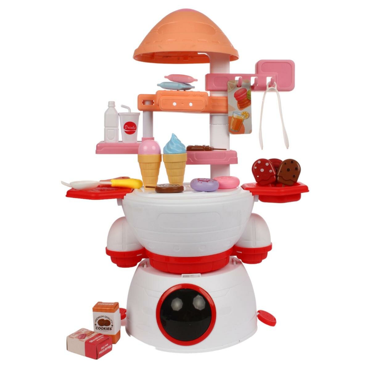 Игровой модуль кухня с аксессуарами 35 шт, пластик, размер 26х19х19 см