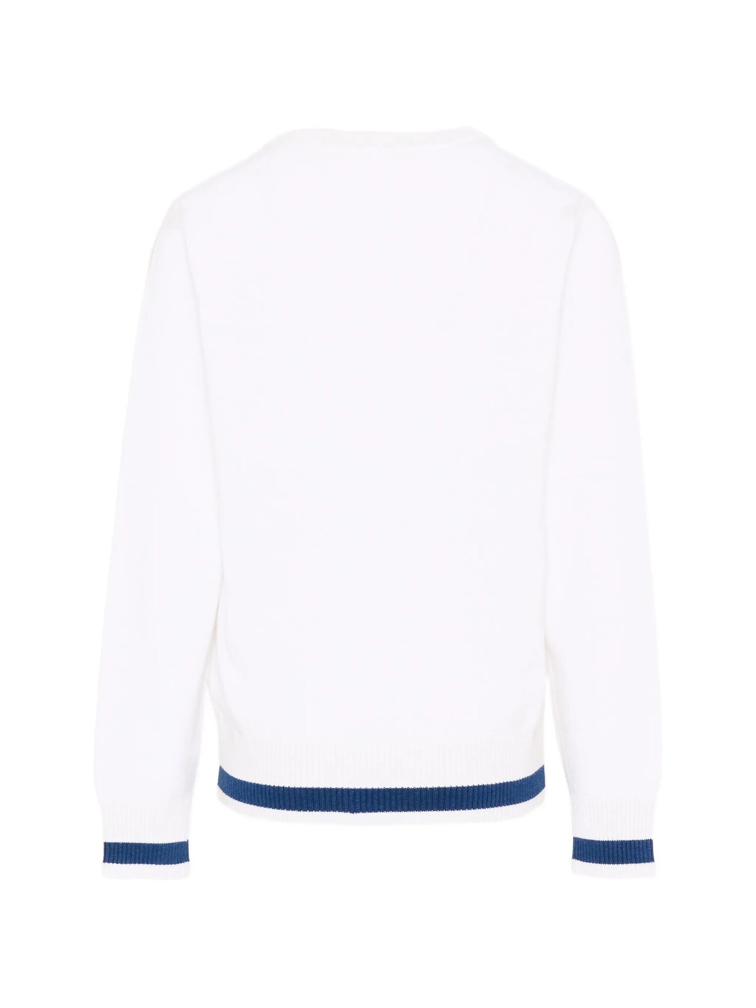 Свитер TRUSSARDI Junior Crew-neck sweater, размер 8 лет, бежевый/белый — фото 1