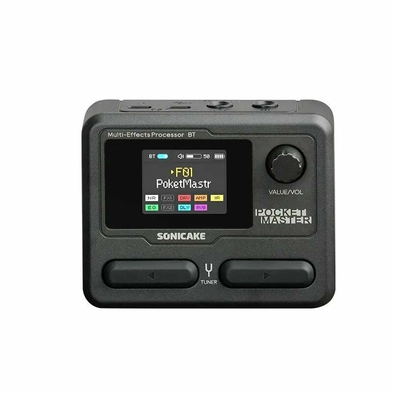 Sonicake QME-10BK Pocket Master Гитарный басовый усилитель Моделирование ИК-кабинетов Моделирование мультиэффектов со стерео