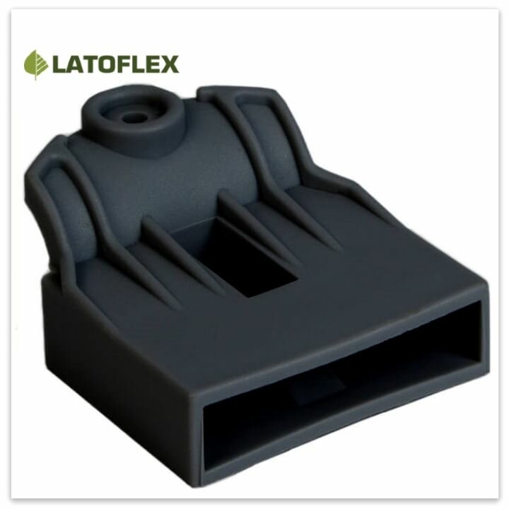 Латодержатель на трубу 30 мм комплект 6 штук черный для французской раскладушки.