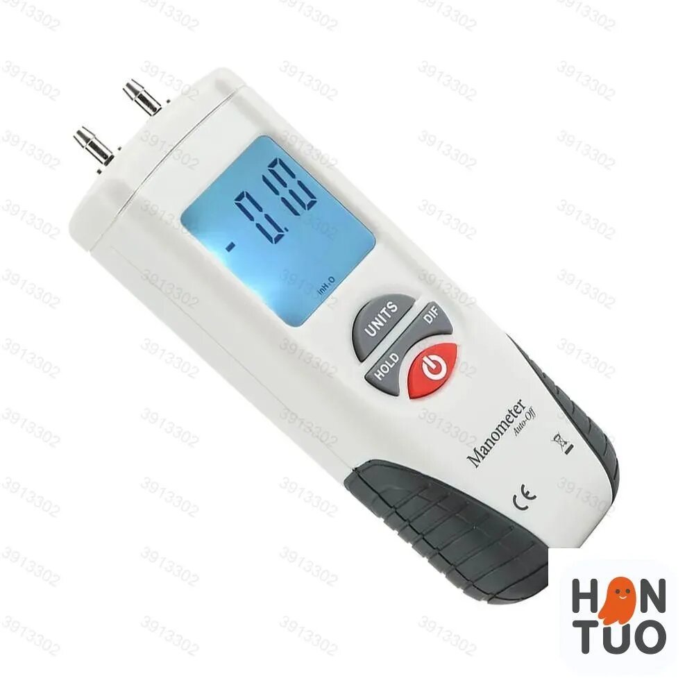 Манометр цифровой для измерения давления газа с ЖК-дисплеем