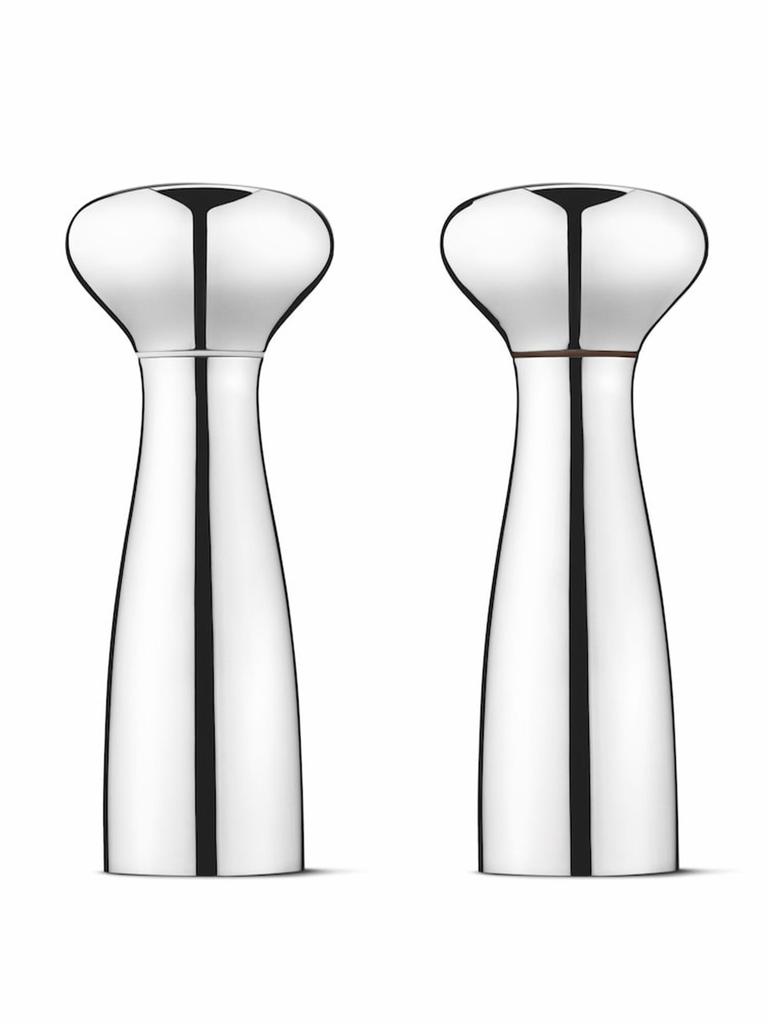 Набор для соли и перца Georg Jensen Alfredo, из нержавеющей стали, цвет серебристый