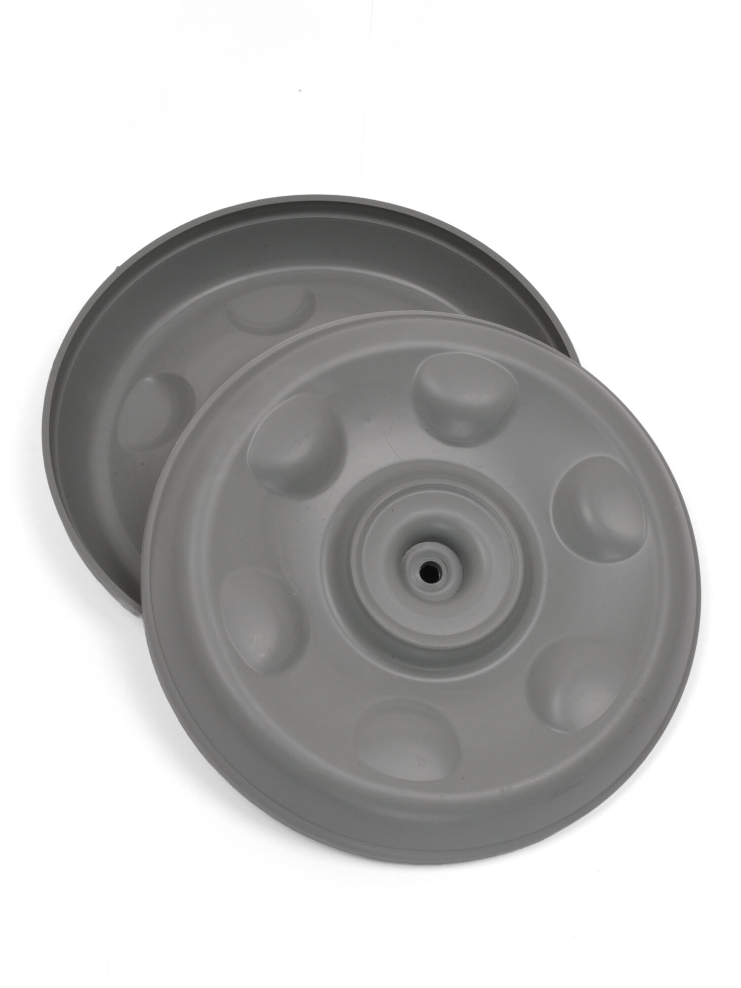 Колпак колеса для ГАЗ Газель 3302, 2705 пластиковый серый (комплект из 2-х штук) без крепежа