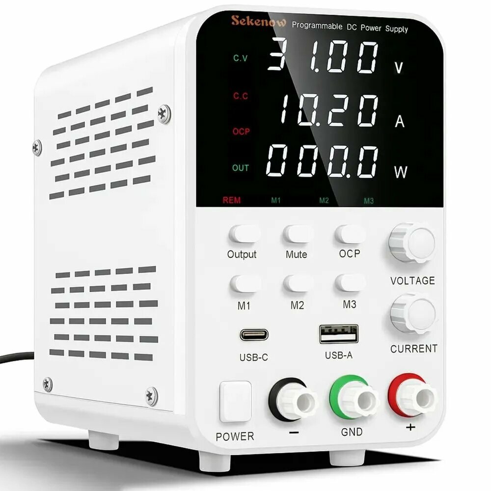 Регулируемый источник питания постоянного тока,30V 10A, цифровой дисплей, регулятор напряжения, коммутация, высокая мощность, Лабораторный блок питания