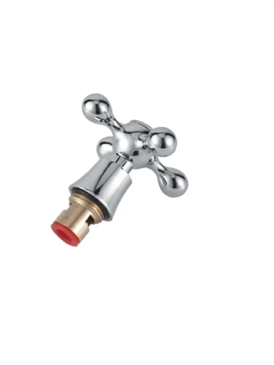 Маховик с кран-буксой для холодной и горячей воды 1 пара