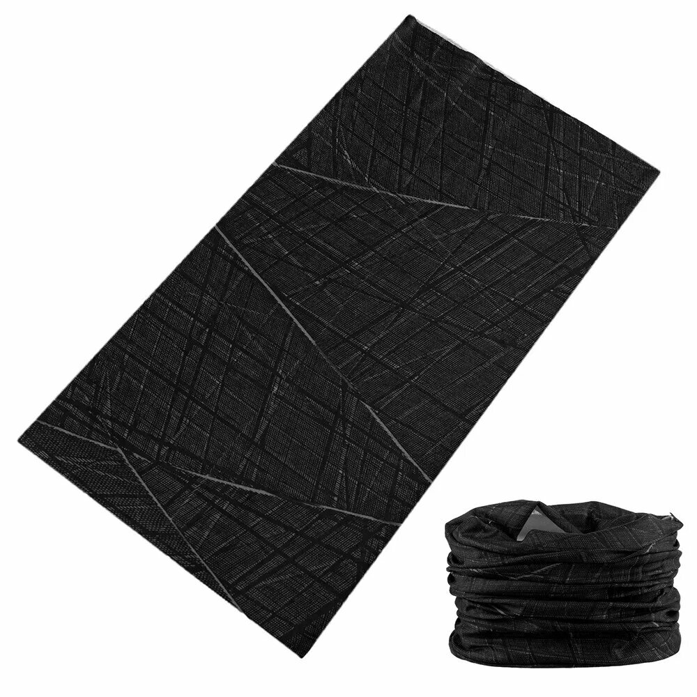 Черная бандана из полиэстера для велоспорта, Color: 8258