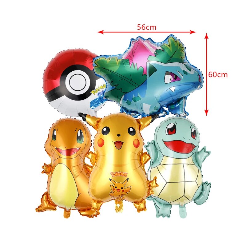 Набор шаров Pokemon 5шт, цвет Balloon Set C