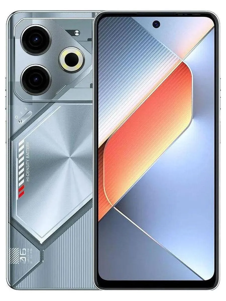 Смартфон TECNO Pova 6 Neo 8/256 ГБ Global для РФ, Dual nano SIM, starry silver