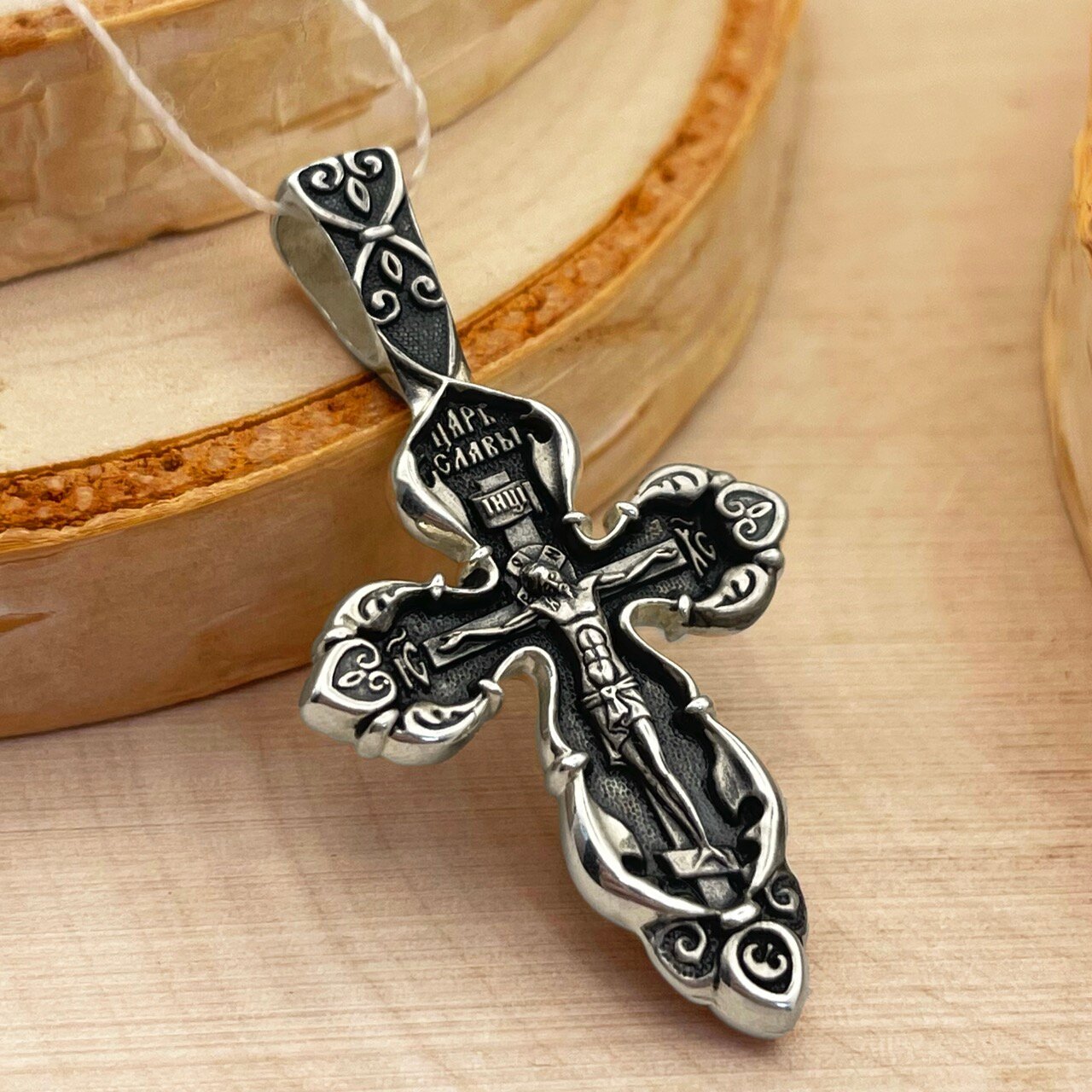 Подвеска, серебро, 925 проба, чернение, оксидирование