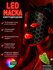 LED маска для лица светодиодная, 7 режимов, устраняет акне и воспаления, антивоз...