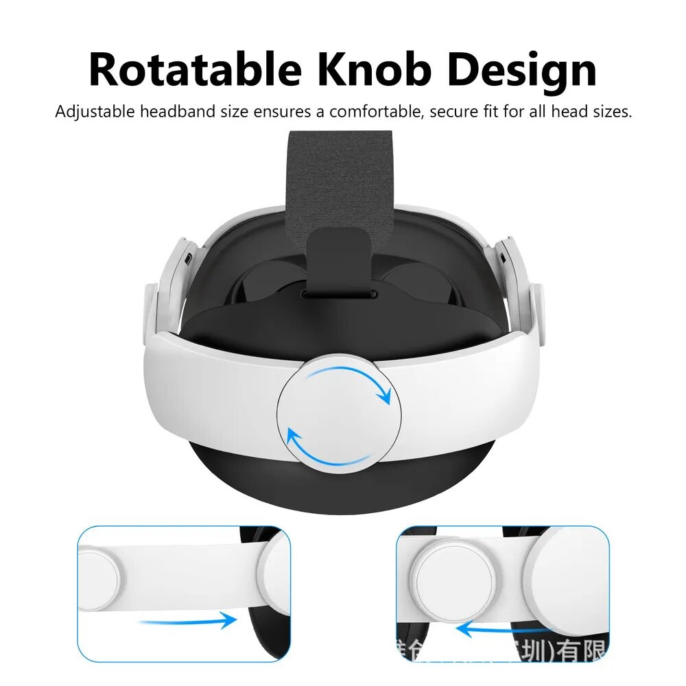 VR-аксессуар для Oculus Quest 3s/3, Белого цвета, ABS + TPU, Крепление для гарнитуры, Размер 240 * 190 * 200 мм — фото 1