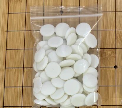 Белые шахматные фигуры ПВХ, 50 шт.