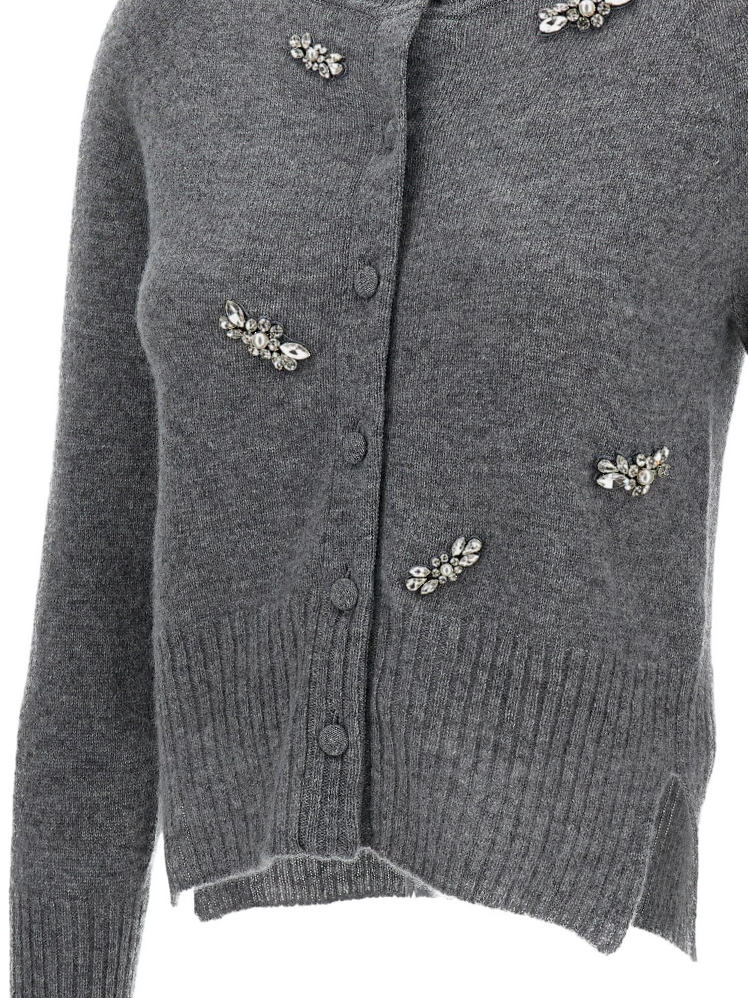 Свитер Simone Rocha Pearl sweater, размер S, , серый — фото 1