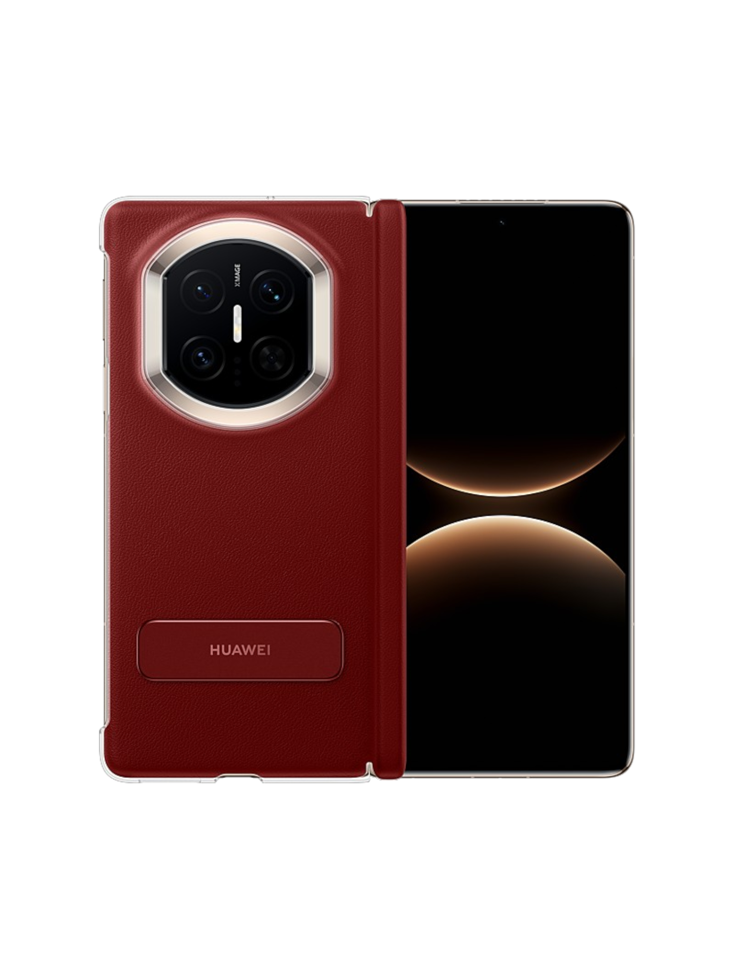 Чехол для телефона Huawei Mate X7 красного цвета, с подставкой