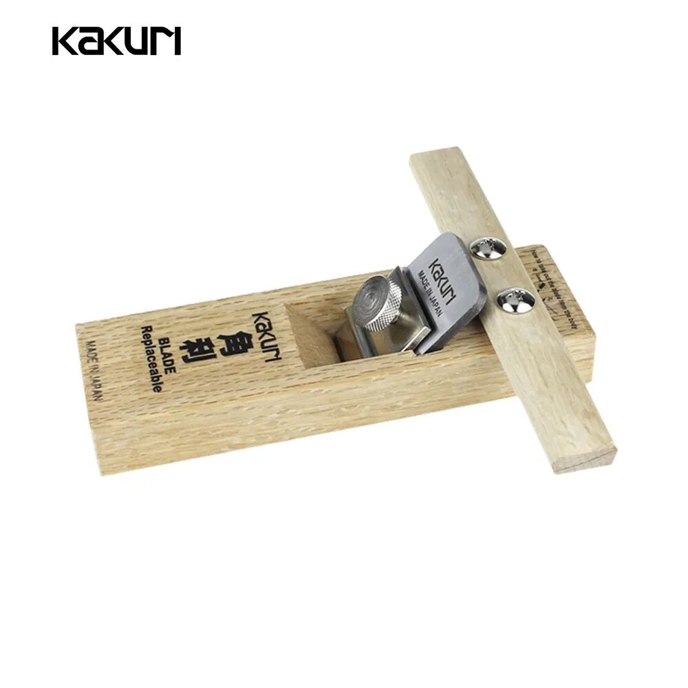 KAKURI Рубанок деревянный 42x180 мм, Мини Обрезка строгальный станок Diy плотничный инструмент, Сделано в Японии,12514WH
