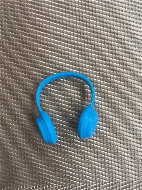 Декоративные головные уборы для кукол ROUND YUAN 1/6 blue headphone