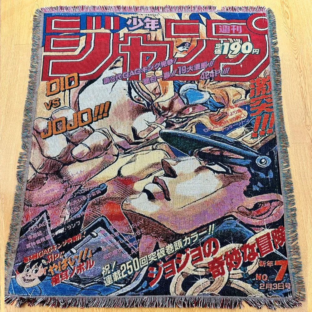 Гобелен JoJo's Bizarre Adventure (ДжоДжо) 160х130 см, настенный декор, аниме