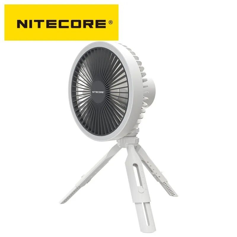 Портативный вентилятор NITECORE NEF10_U белый, 4 Вт, с функцией поворота и наклона