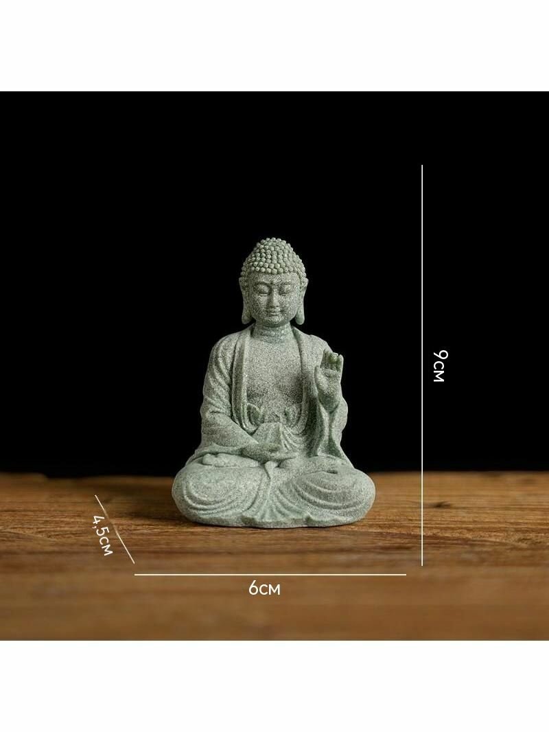 Украшение статуи Будды из голубого песчаника