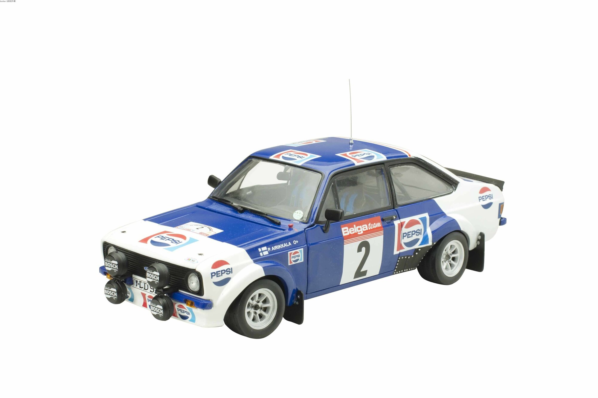 Sunstar Модель автомобиля из сплава 1:18 Escort RS1800 WRC Rally Car
