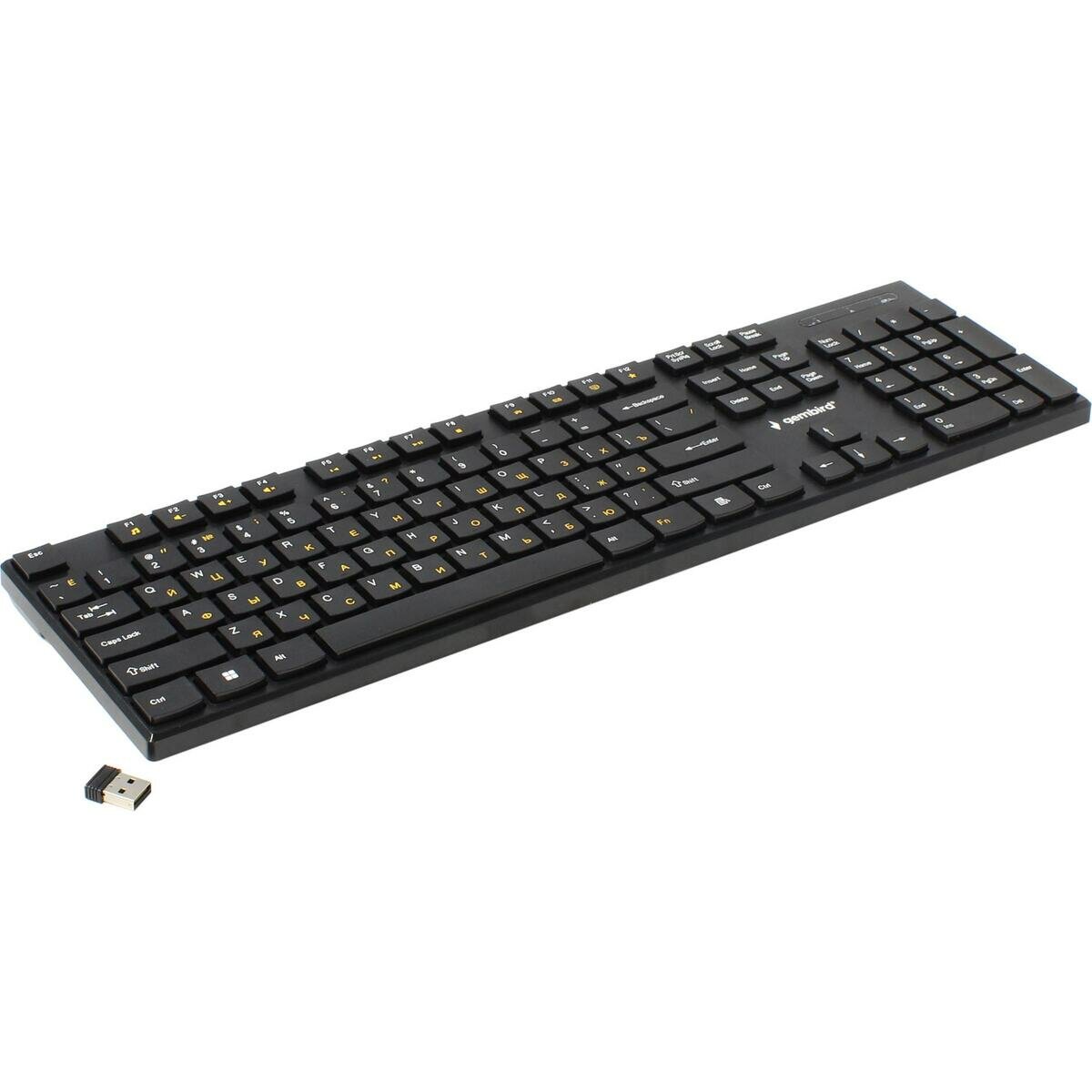 Клавиатура Gembird KBW-250 104КЛ, беспроводная