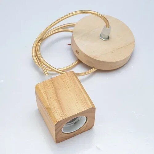 Деревянный подвесной светильник JOYINLED, Model C
