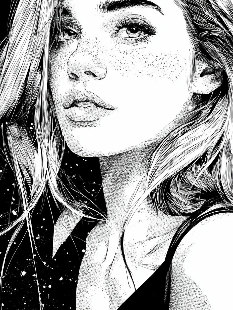 Черно-белый постер 30х40 см - ЧБ 3