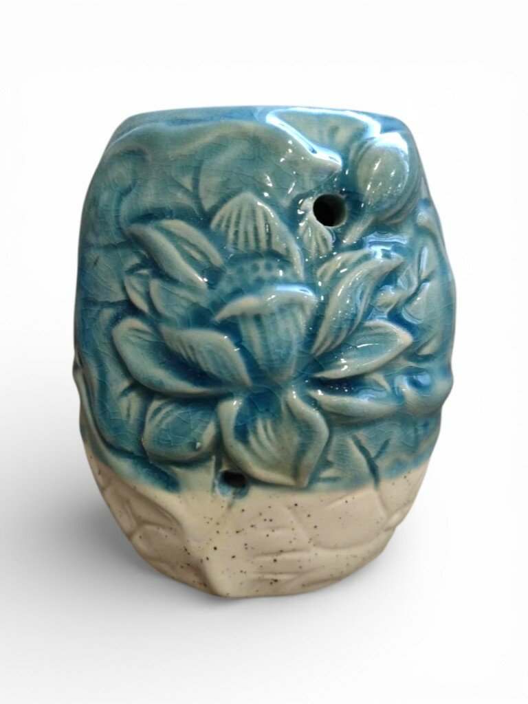 Аромалампа нежный цветок N315-65 голубой (керамика, 11 см.), 1 шт.