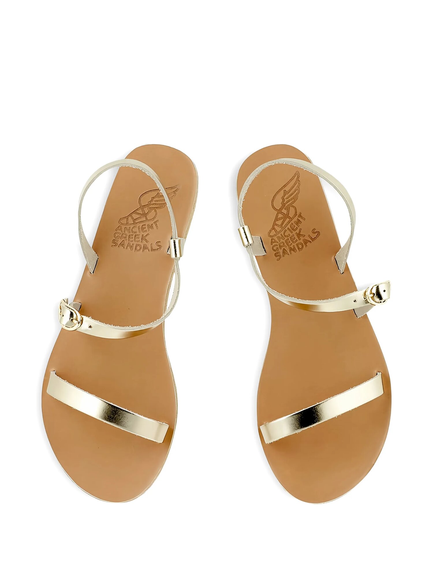 Сандалии Ancient Greek Sandals, размер 42, металлик — фото 1