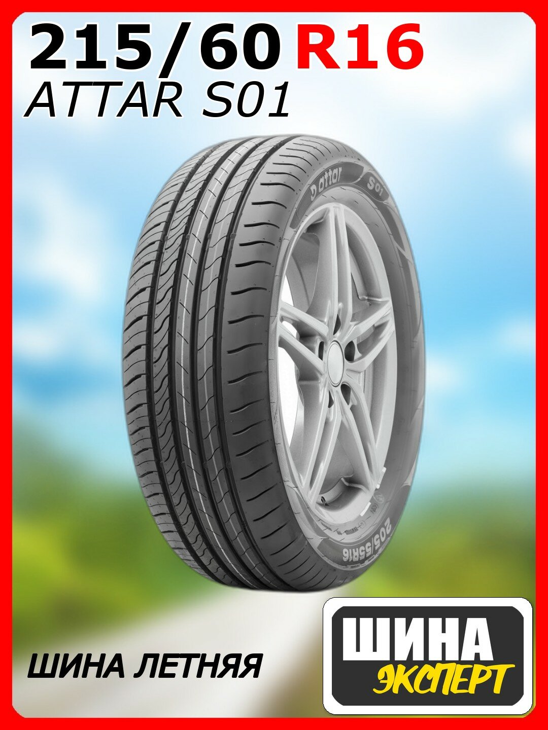 Шина летняя ATTAR 215/60/16 V 99 S01 XL для легковых автомобилей P200017