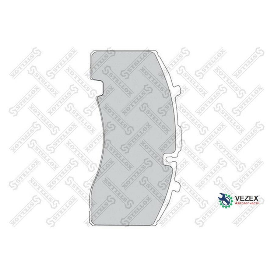 STELLOX 8511430SX колодки дисковые ! с полн. р/к 29171 210.8x108x30 \BPW, KNORR SB4309T (SK7)