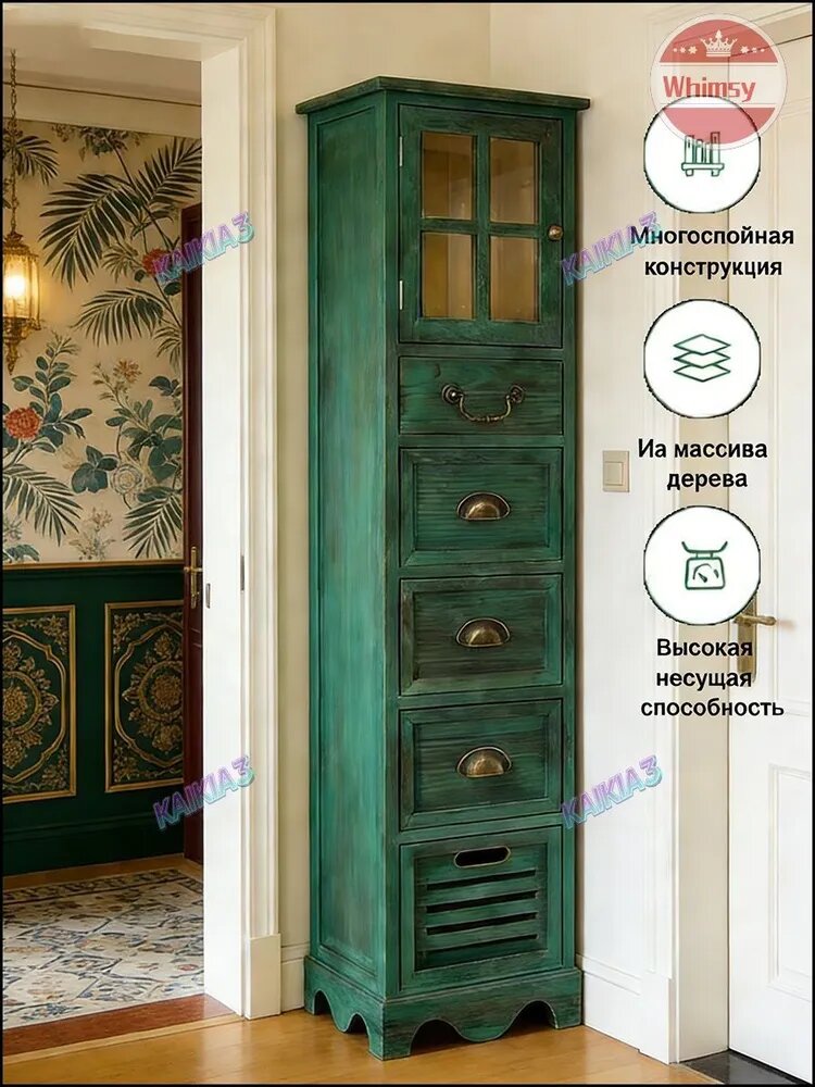 Шкаф-витрина, 30х30х123 см